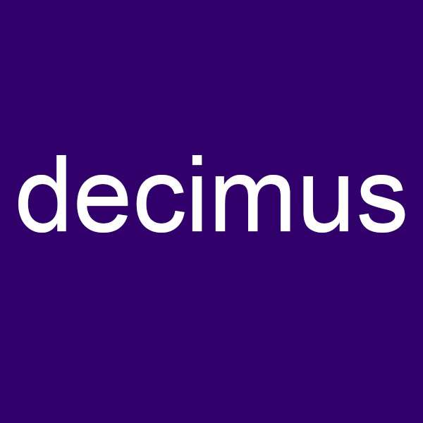 Decimus - Digital Media Consulting, Management Consulting